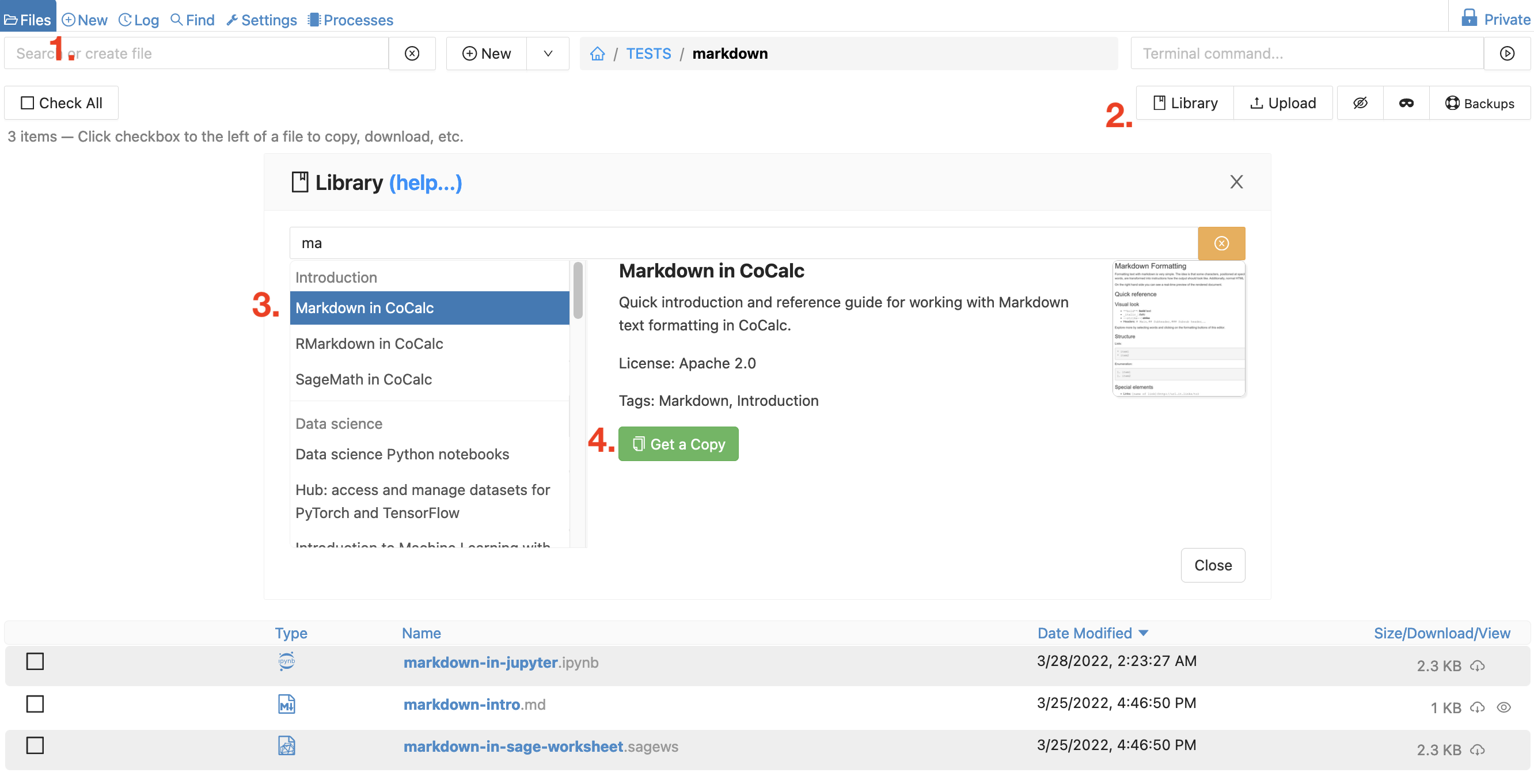 Markdown CoCalc Manual Documentation Markdown CoCalc Manual Documentation